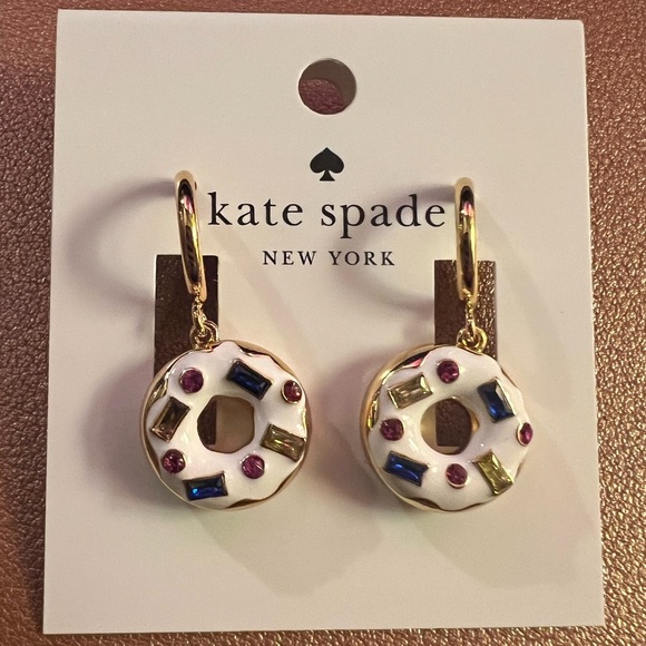 kate spade | Jewelry | Kate Spade New York Coffee Break Sprinkle Donut ...